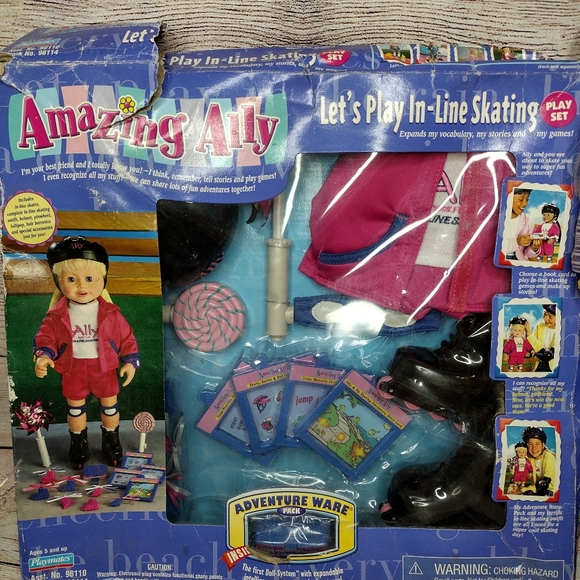 Toys | Vintage Amazing Ally Playmates Interactive Doll Lets Play Inline ...
